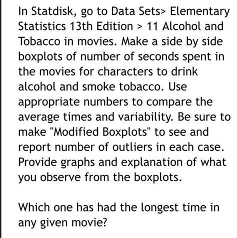 in statdisk go to data sets elementary statistics