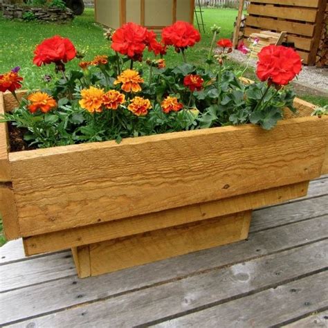 Bac à Fleurs En Bois à Faire Soi Même 52 Bacs à Fleurs Diy Pour S