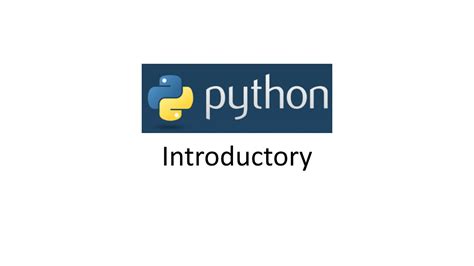 Python Introductory Scholarly Things Youtube