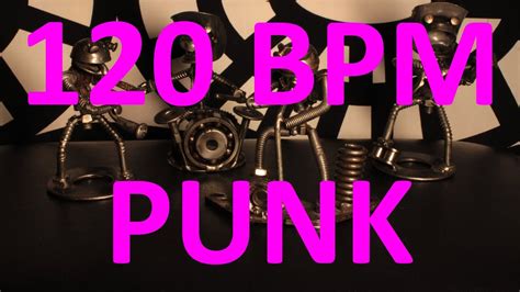 120 Bpm Punk 44 Drum Track Metronome Drum Beat Youtube