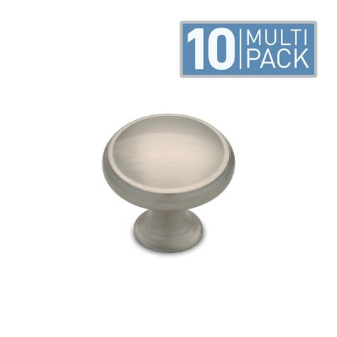 Brainerd Circus 1 1 4 In Satin Nickel Round Transitional Cabinet Knob