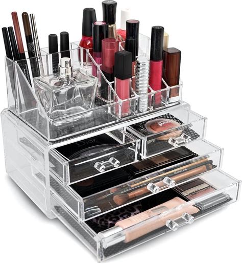 SEASHELL Acrylic Cosmetic Organizer Makeup Storage Case Amazon Au