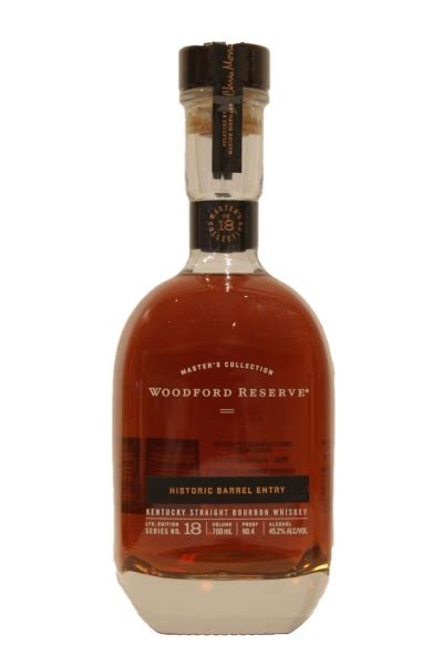 Woodford Reserve Masters Collection Historic Barrel Entry