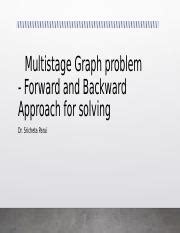 Understanding Multistage Graphs: Dynamic Programming Approaches | Course Hero