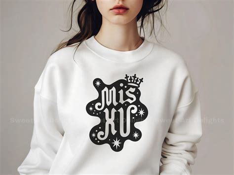 Mis XV SVG Mis Quince Svg Quinceanera Digital Download Png Cut File Commercial Use Clipart