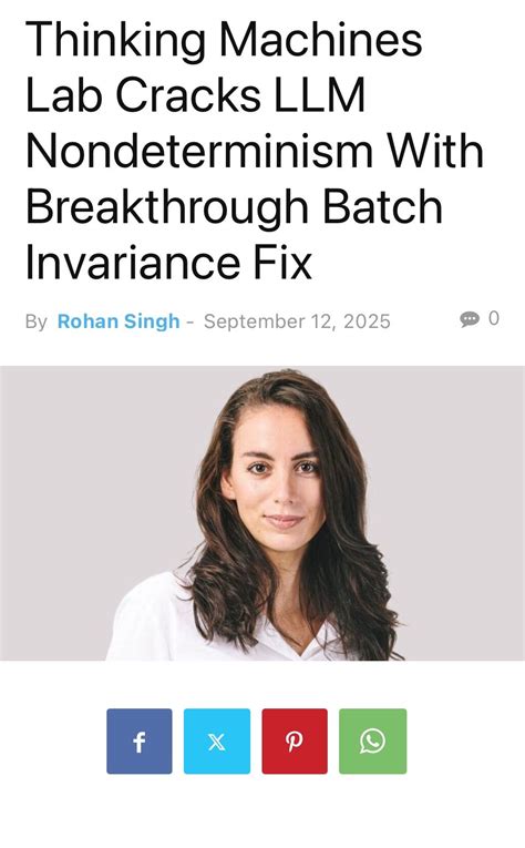 Indeed Instead Of Producing A Correct Output Sometimes We May Now Have Llms That Consistently