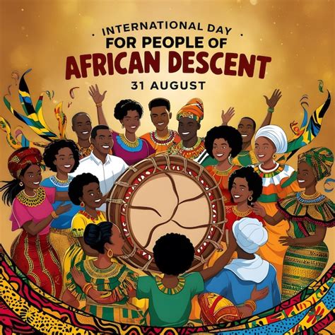 International Day For People Of African Descent Premium Ai Generated