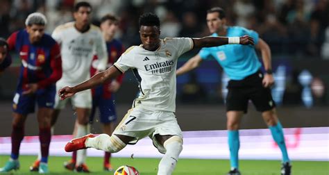 Vinicius Hat Trick As Real Madrid Thrash Barcelona To Win Spanish Super