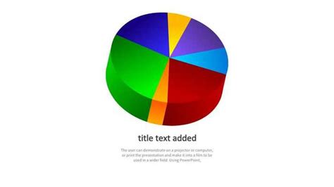 Vibrant Pie Chart No Image Included Powerpoint Template Free Download Pikbest