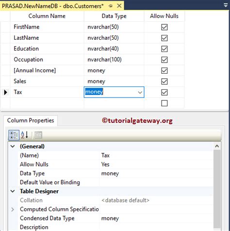 SQL ADD COLUMN