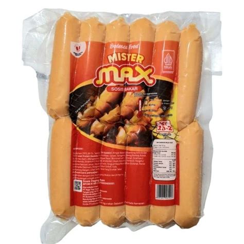 Jual Mister Max Sosis Bakar Ayam Mini 500g Isi 12 Pcs Di Seller Yummy Frozen Foods Sei Agul