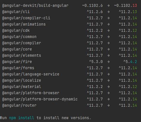 Javascript How To Upgrade Minor Version Of Angular Using Angular Cli