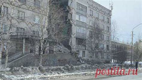 В Коми эвакуировали всех жильцов частично обрушившегося дома В Печор