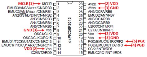Diagram 02 ICSP Wiring DsPIC PIC24 Series