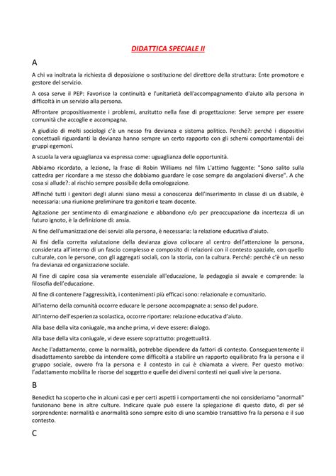 Didattica Speciale Ii Agg A Marzo Scienze Pedagogiche Lm 85 Pegaso