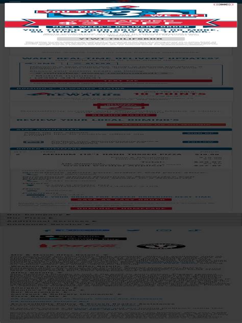 Order Confirmation Checkout Confirmation Dominos Pizza Order