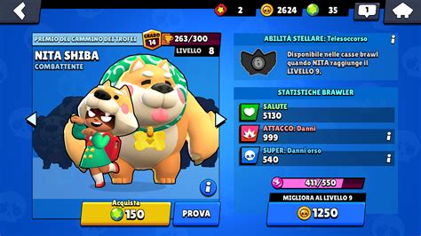 Shiba Nita Has Thicc Eyebrows Rbrawlstars