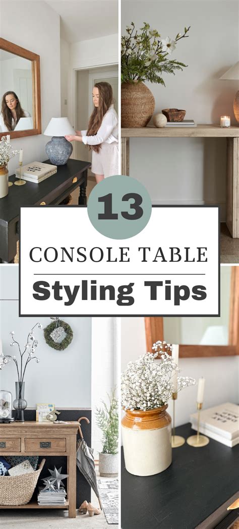 How To Style A Console Table 13 Practical Tips Ideas Sleek Chic Interiors Side Table