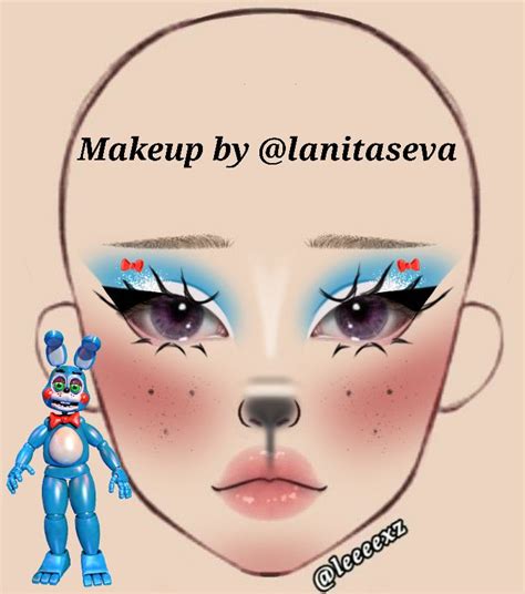Fnaf Toy Bonnie 1 Lanitaseva Maquillaje Para Cosplay Maquillaje De