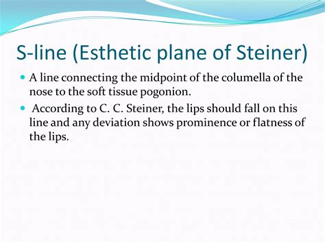 Steiners Analysis Pptx