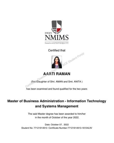 Aarti Raman On Linkedin Mba Nmims Itsm