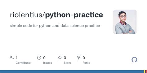 Github Riolentiuspython Practice Simple Code For Python And Data
