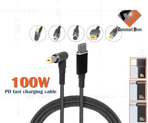 Pd Fast Charging Cable Usb Type C Laptop Power Adapter Dual E Mark Chip W Price In Tuek
