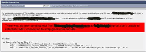 Apache How To Configure Smtp In Bugzilla Stack Overflow