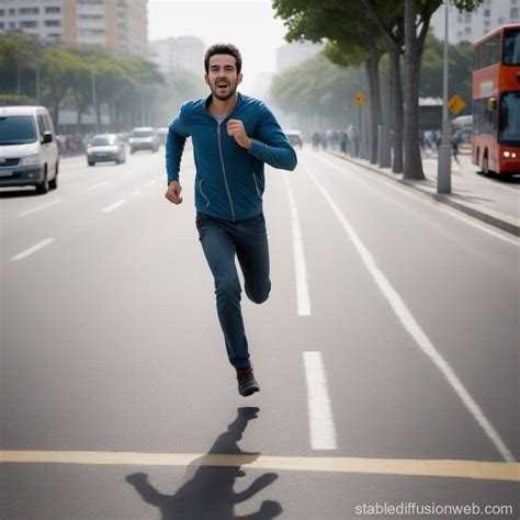 A Man Chasing A Lion With A Hunting Net Prompts Stable Diffusion Online