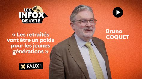 Les Infox De Lété Les Retraités Vont être Un Poids Pour Les Jeunes