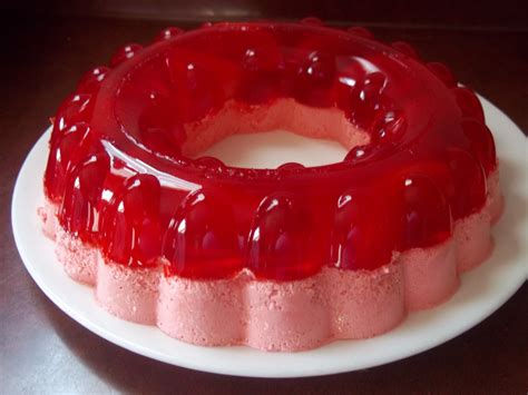 Raspberry Jello Mold