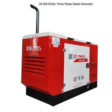 20 Kva Eicher Three Phase Diesel Generator At Rs 294490 Eicher Diesel