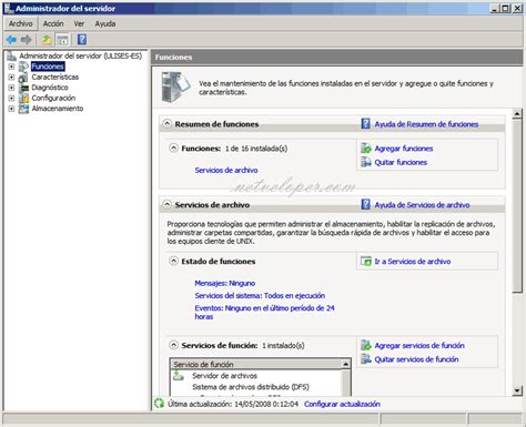 IIS 7 Instalación en windows Server 2008