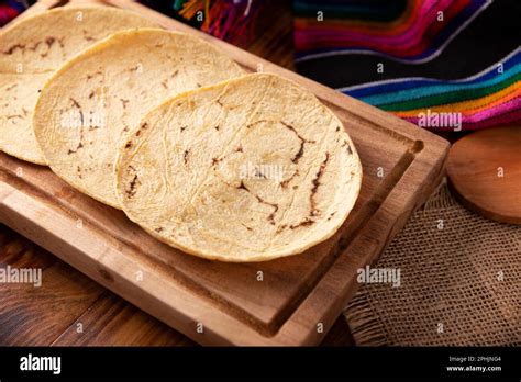 Corn Tortillas Food Made With Nixtamalized Corn A Staple Food In