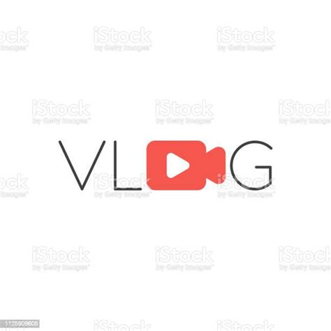 Ilustración De Diseño De Vector De Plantilla De Logotipo De Vlog Y Más