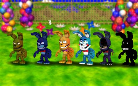 Plushtrap Bonnies Fnaf World Edit By Joseproductions On Deviantart