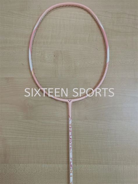 Victor Thruster Flick I Light Pink Badminton Racket With Victor