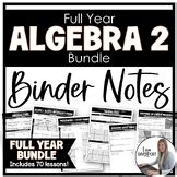 Exponential And Logarithmic Equations Algebra Binder Notes TPT