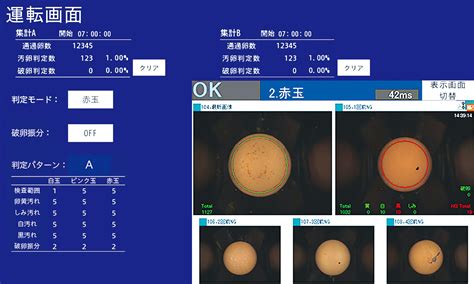 鋭端鈍端汚卵検査装置 株式会社ナベル
