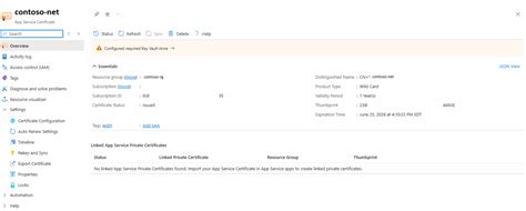 Attempting To Import An App Service Certificate Into Key Vault Fails With The Parameter