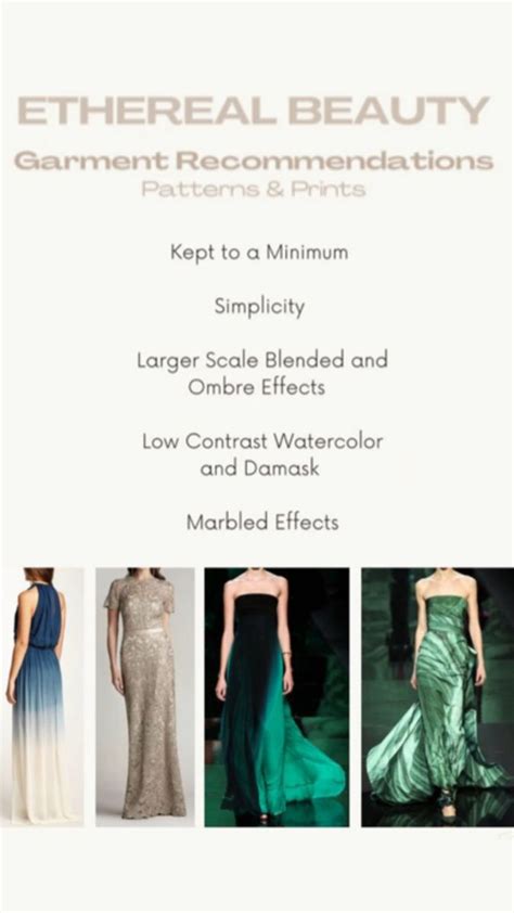 Ethereal Patterns And Prints Ethereal Outfits Dramatic Classic Ethereal