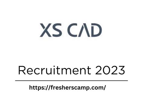 Xs Cad Off Campus Recruitment 2023 For Ui Ux Trainee Pune Fresherscamp