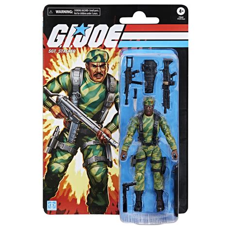 Gi Joe Classified Series Retro Cardback Sgt Stalker Collectible 6