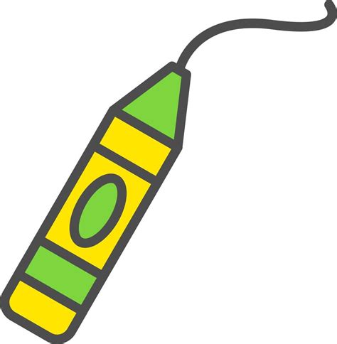 Crayon Vector Icon 15447380 Vector Art At Vecteezy