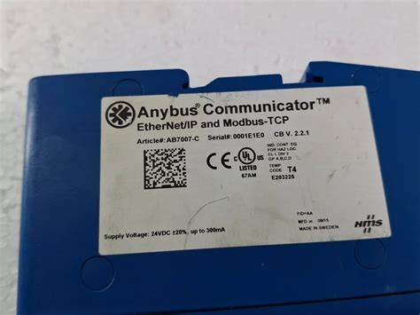 Hms Anybus Communicator Ab7007 C Ethernetip And Modbus Tcp At ₹ 13400