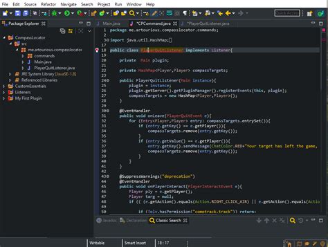 Java The Public Type Playerquitlistener Must Be Defined In Its Own File Stack Overflow