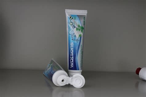 Aluminum Toothpaste Tube With Flip Cap China Cosmetic Tube And Plastic Tube