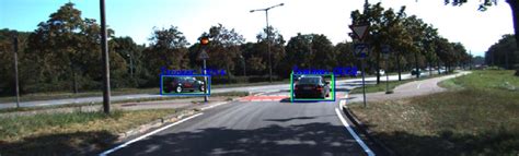 Sample Result Of Kitti Benchmark Green Is Detection An Blue Is
