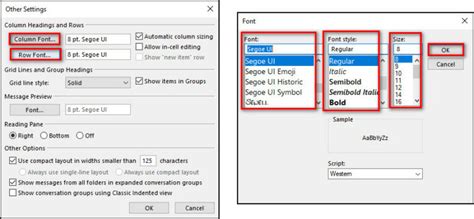 Change The Inbox View In Outlook Create Manage