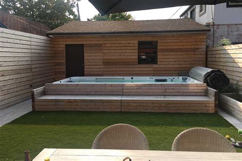 Backyard Ideas Where Should I Put A Swim Spa Swim Spa